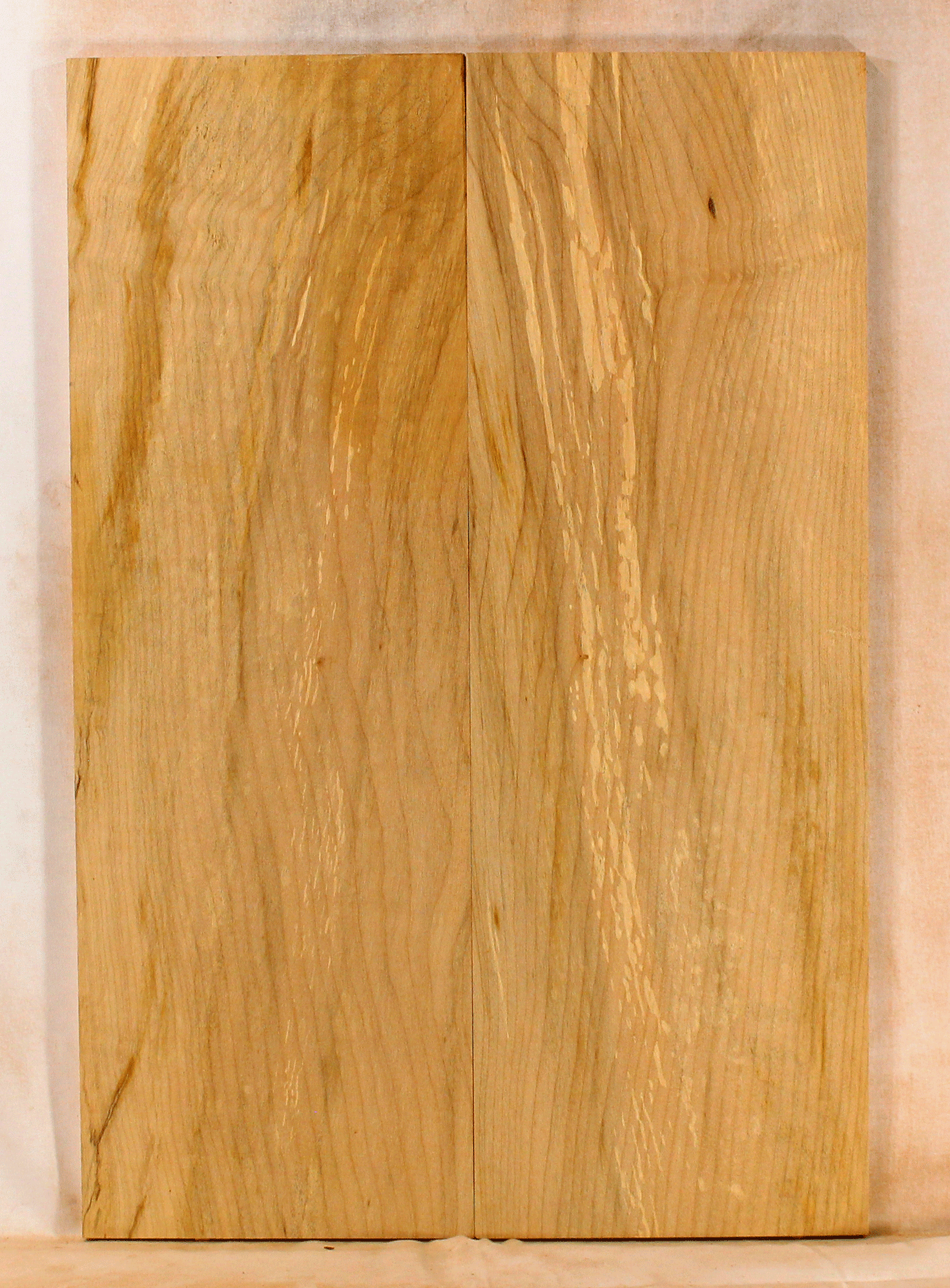 Big Leaf Maple Solid Body Electric Guitar Drop Top, Excellent Color an ...