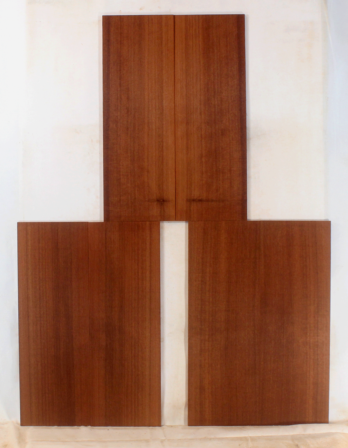 Redwood Ukulele Soundboard, Three Sets, Baritone Size, Figured, Recove ...