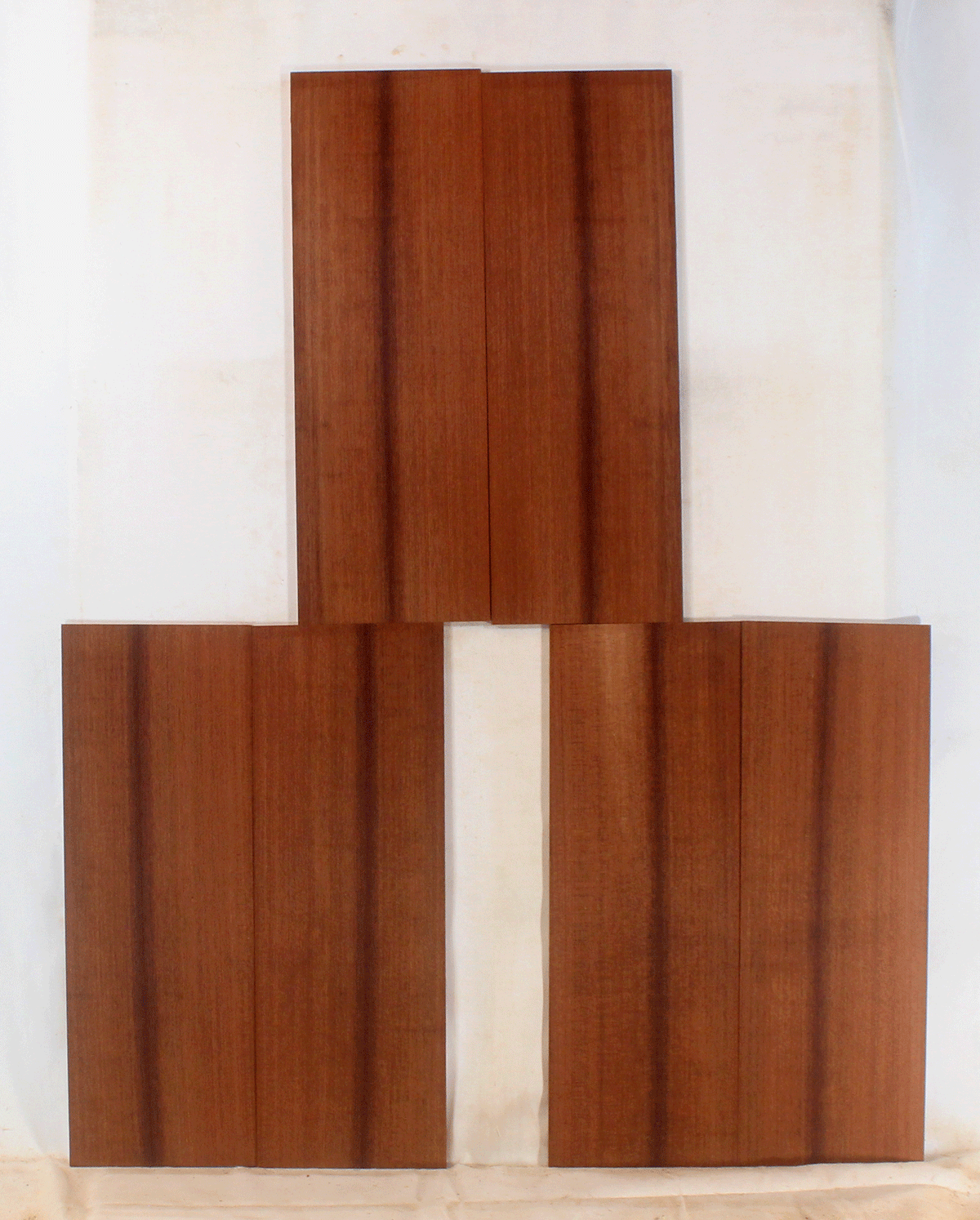 Redwood Ukulele Soundboard, Three Sets, Baritone Size, Figured, Recove ...