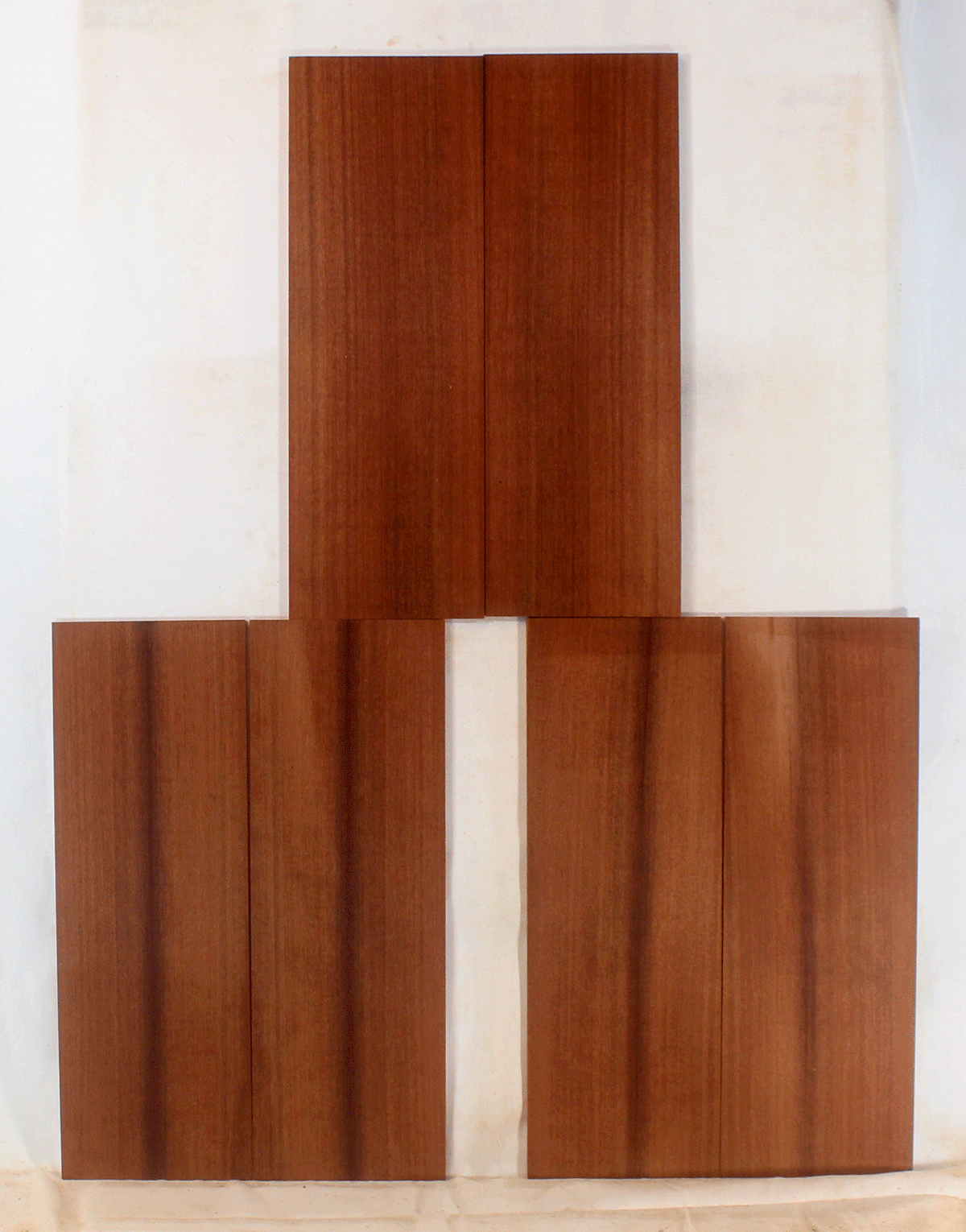 Redwood Ukulele Soundboard, Three Sets, Baritone Size, Figured, Recove ...