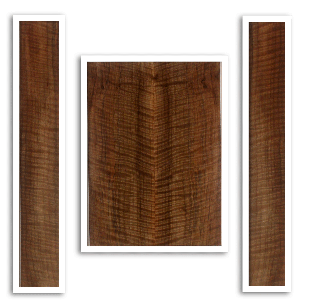 Claro Walnut Ukulele Back and Sides, Baritone Size, Orchard Recovery E ...