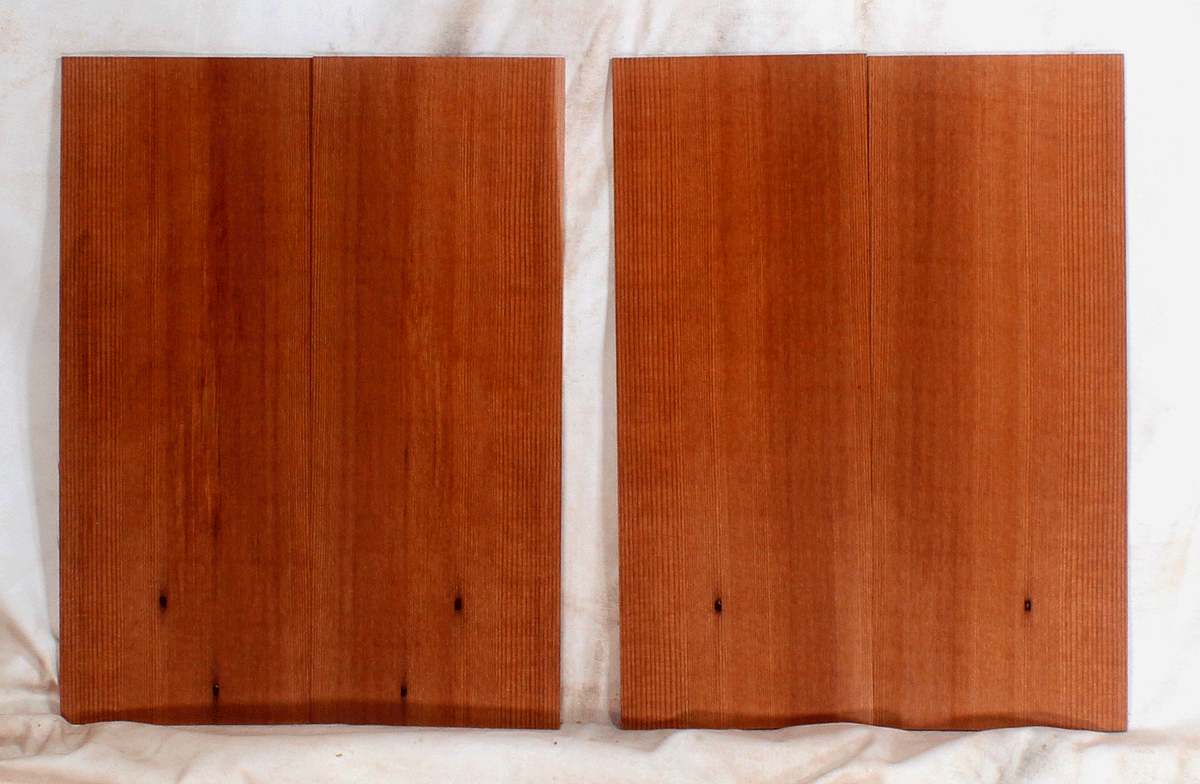 Redwood Ukulele Soundboards (DU66) Two Sets — Wood From the West
