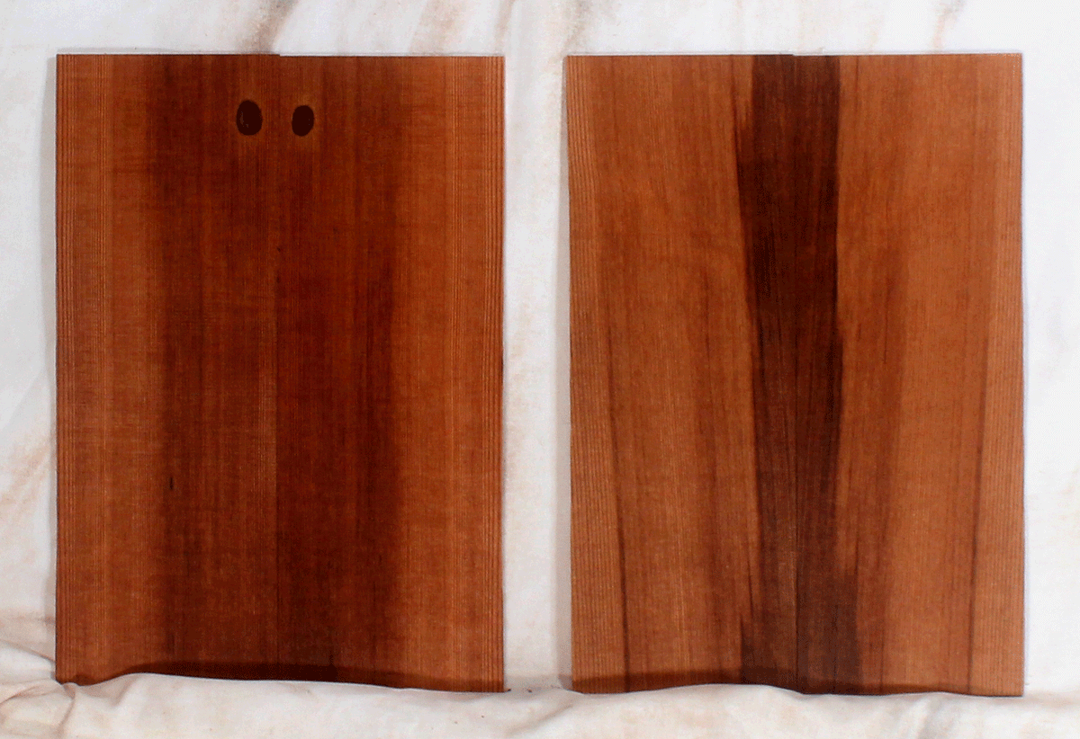 Redwood Ukulele Soundboards (DU71) Two Sets — Wood From the West